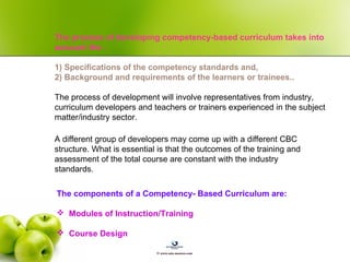COMPETENCY-BASED CURRICULUM DEVELOPMENT - Method & Teaching | PPT