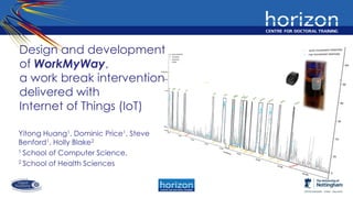 The design and development of WorkMyWay, a work break intervention delivered with Internet of ...