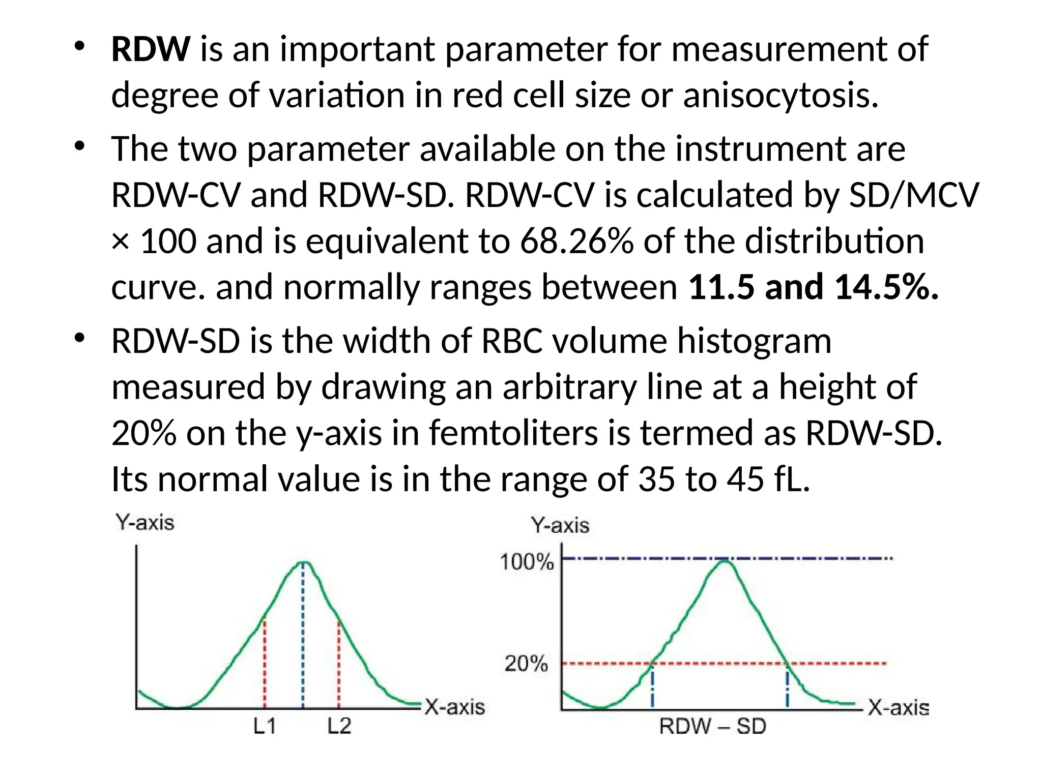 CBC, Principle of Cell Counter, Interpretation of Histogram ...