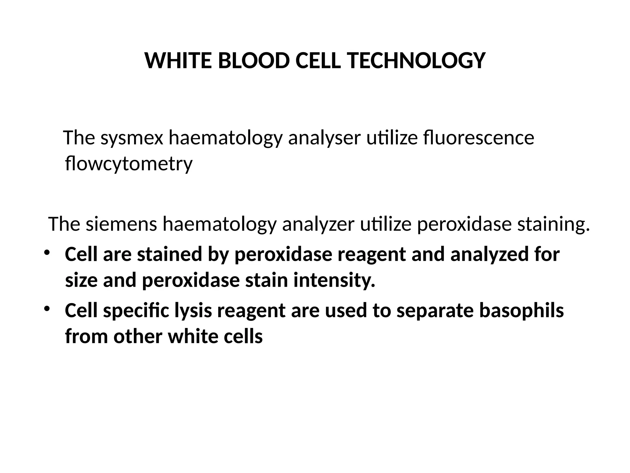 CBC, Principle of Cell Counter, Interpretation of Histogram ...