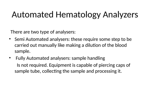 CBC, Principle of Cell Counter, Interpretation of Histogram ...