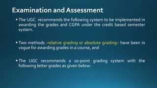 Choice Based Credit System (CBCS) Followed in India | PPTX