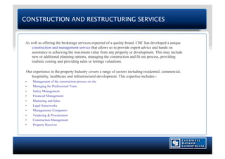 CBC Services September 2012 | PPT