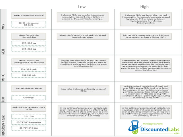 Complete Blood Count Panel Meaning | PDF | Blood Disorders | Diseases ...