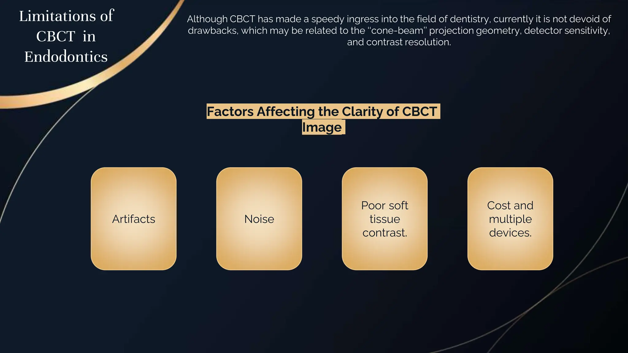CBCT in Endodontics, Uses, Advanatges, Disadvantages, and Recent Advancements.pptx
