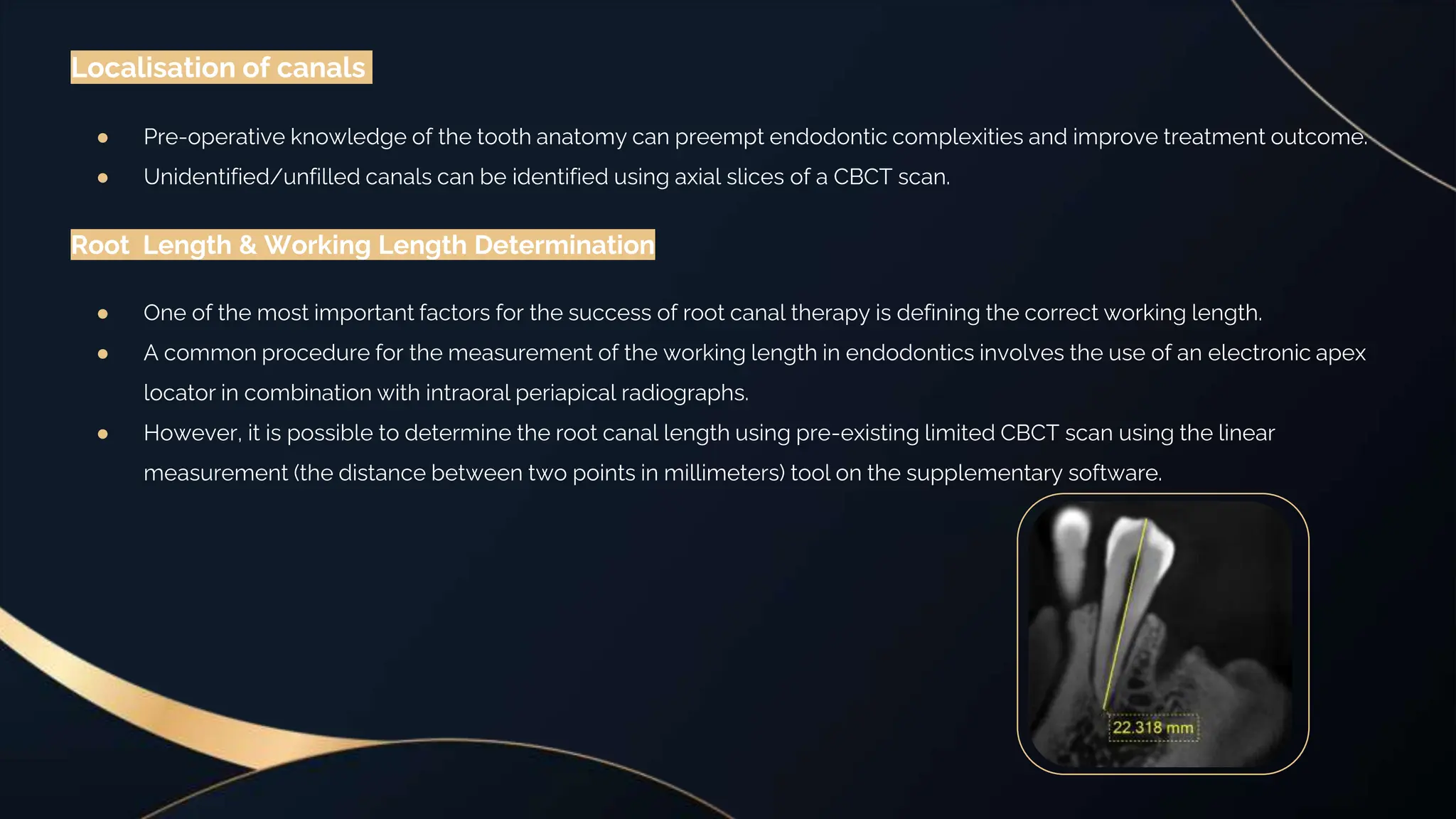CBCT in Endodontics, Uses, Advanatges, Disadvantages, and Recent Advancements.pptx | Dental ...