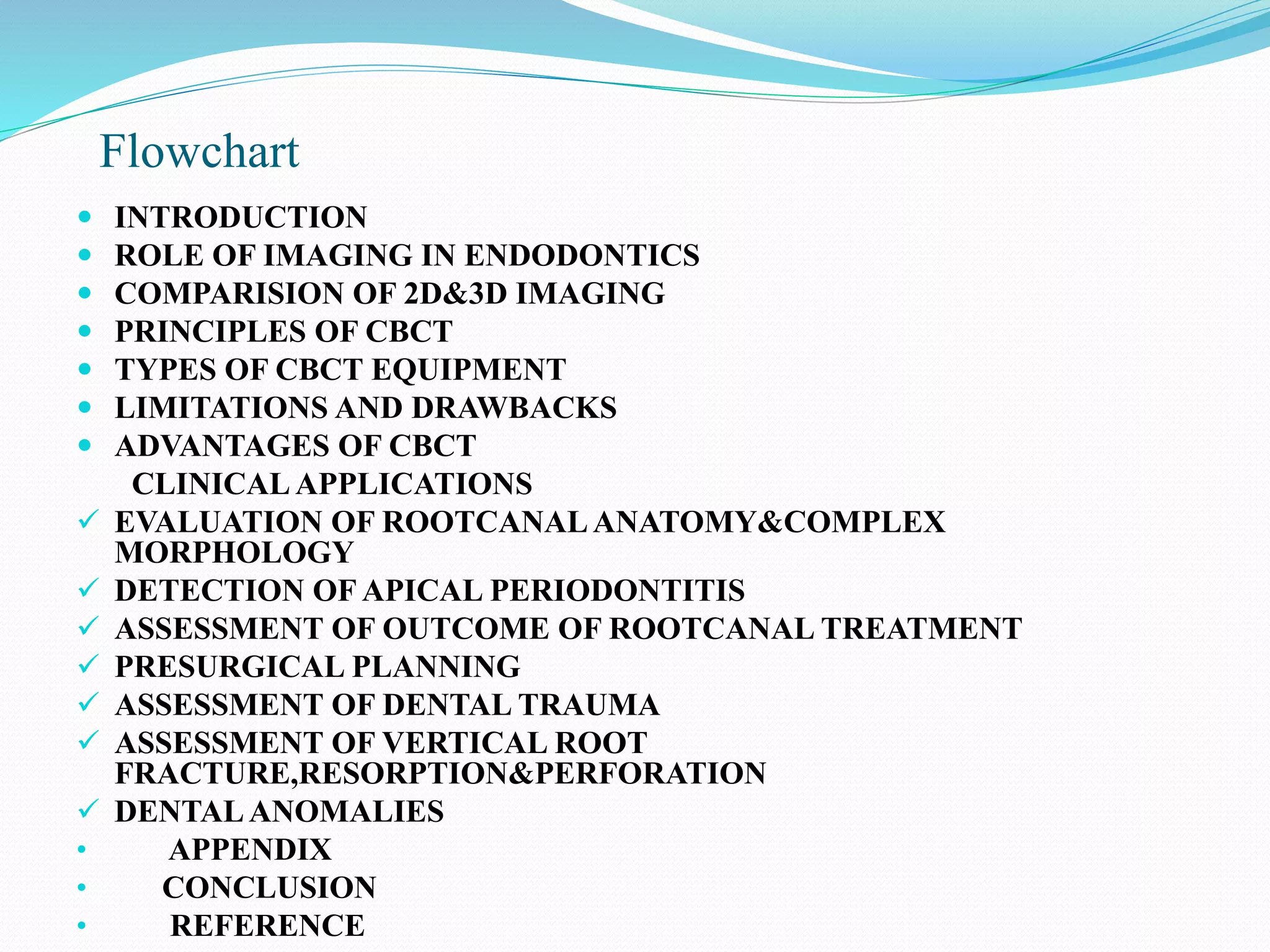 Cbct in endodontics ppt | PPTX