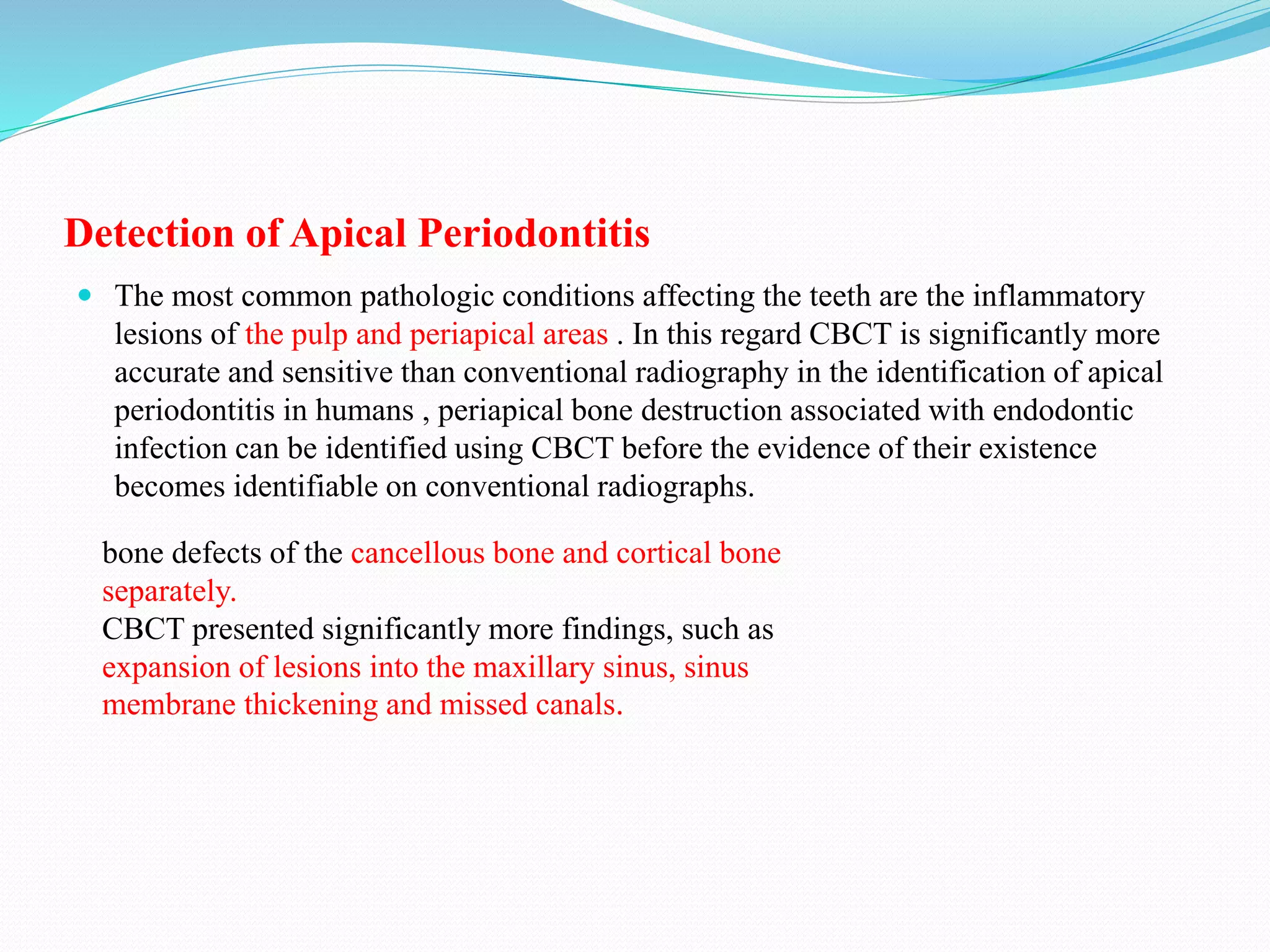 Cbct in endodontics ppt | PPTX