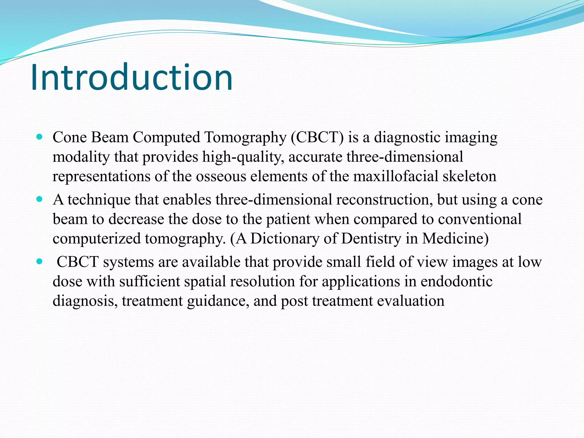 Cbct in endodontics ppt | PPTX