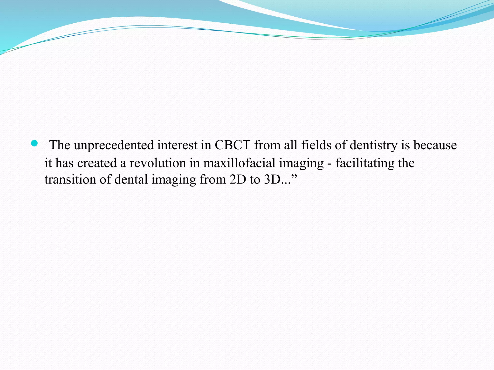 Cbct in endodontics ppt | PPTX