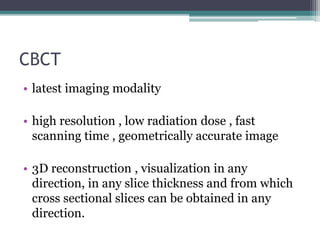 Cbct sialography | PPTX
