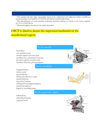 use of Cbct in dental implant | DOCX