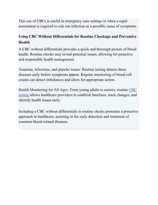 CBC Without Differentials Purpose, Benefits, and Health Insights.pdf