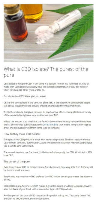 Cbd oil | PDF