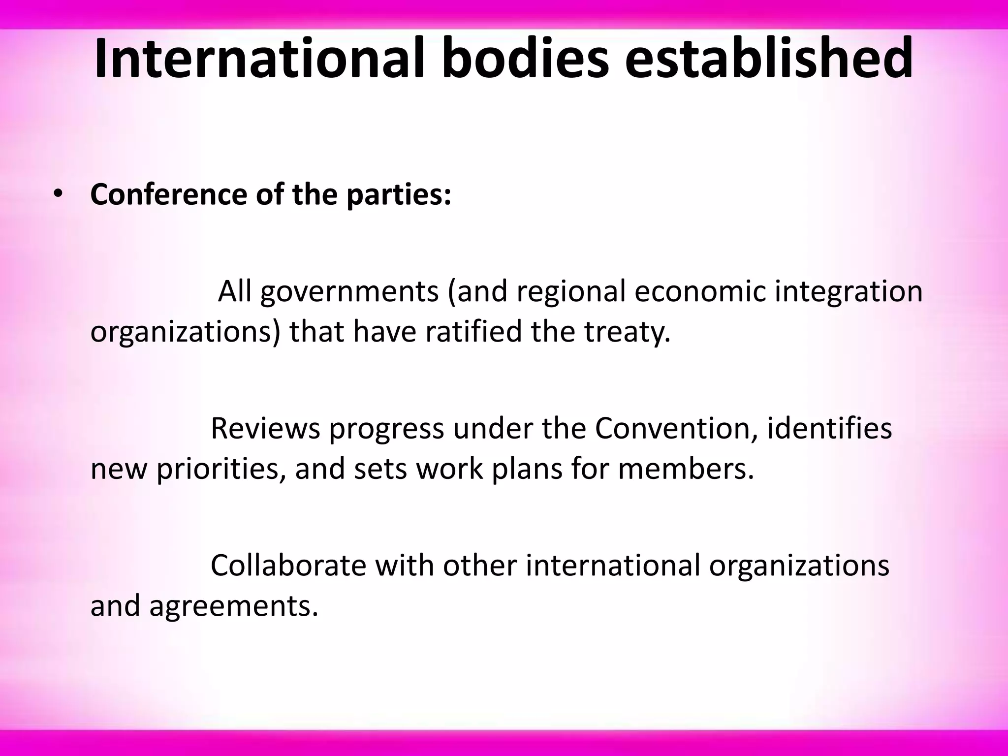 CONVENTION ON BIOLOGICAL DIVERSITY | PPT