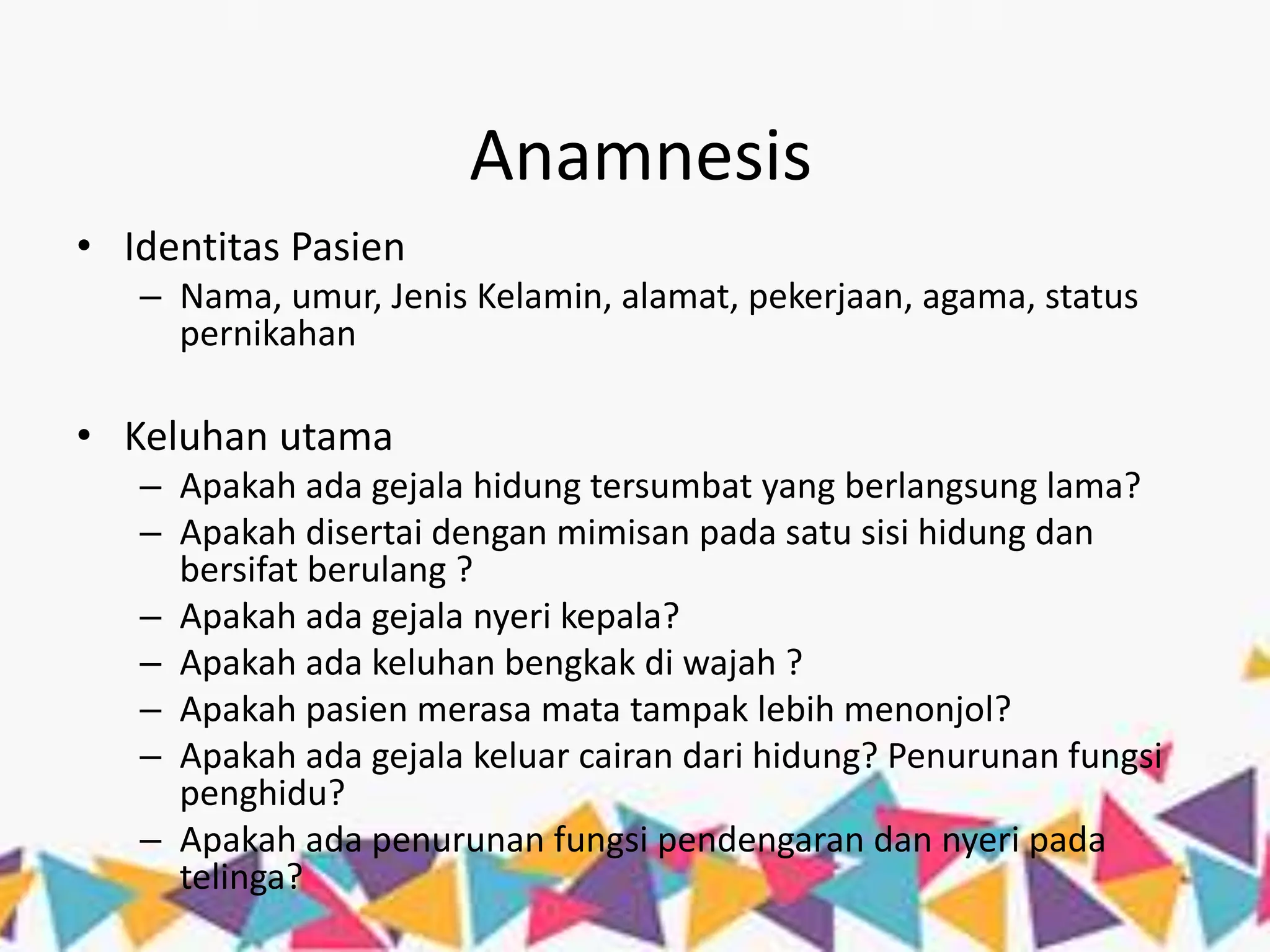 Cbd angiofibroma nasofaring belia (Gerasimos Hasiholan) | PPTX