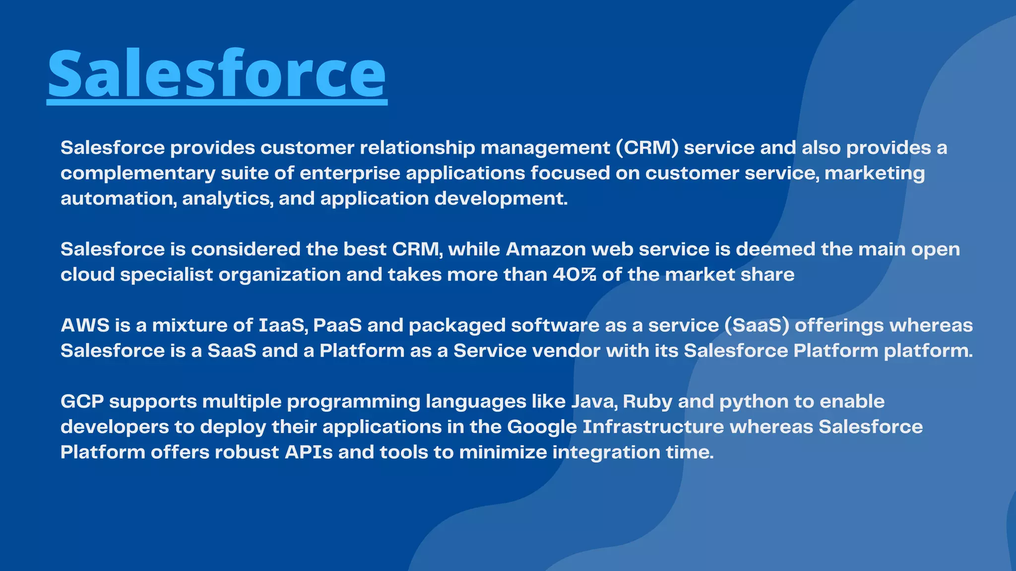Comparison of cloud service providers | PDF