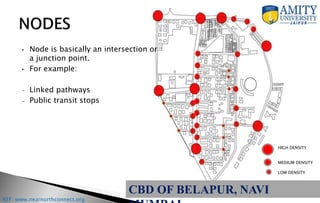 urban design principles in CBD Belapur, Navi Mumbai | PPTX