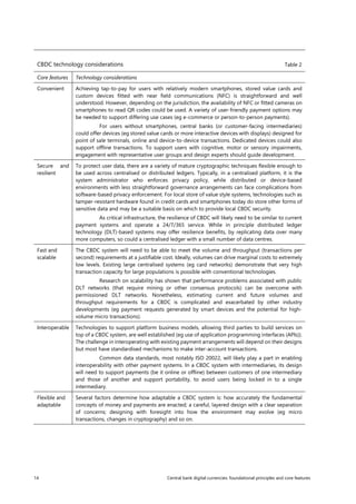 Cbdc report October 2020 - foundational and principles | PDF | Business ...