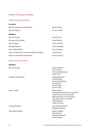 Cbdc report October 2020 - foundational and principles | PDF | Business ...