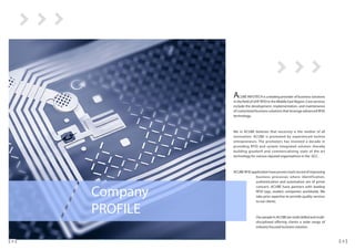 ACUBE Company Profile-RFID | PPT