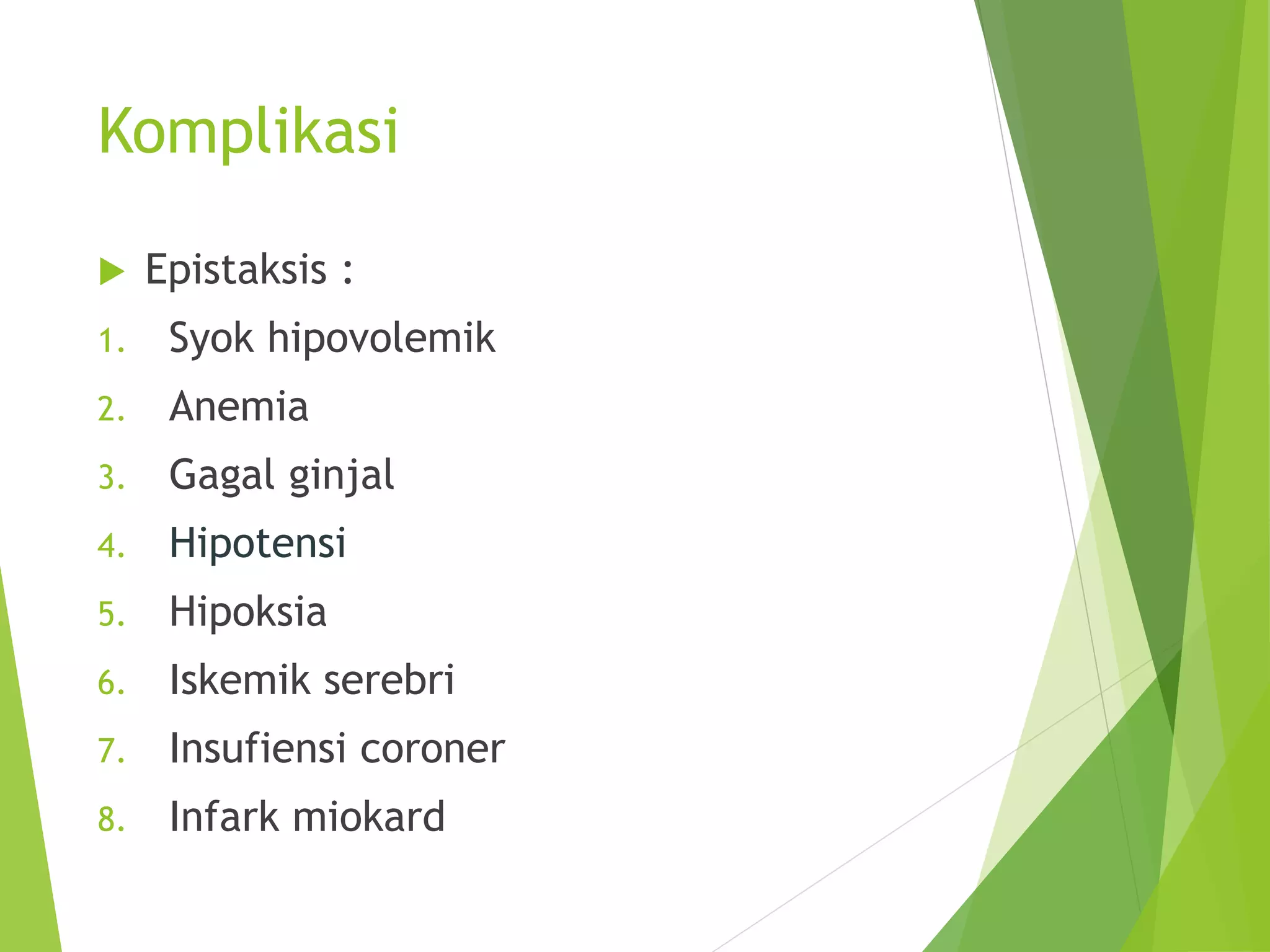 CBD Epistaksis Posterior | PPTX