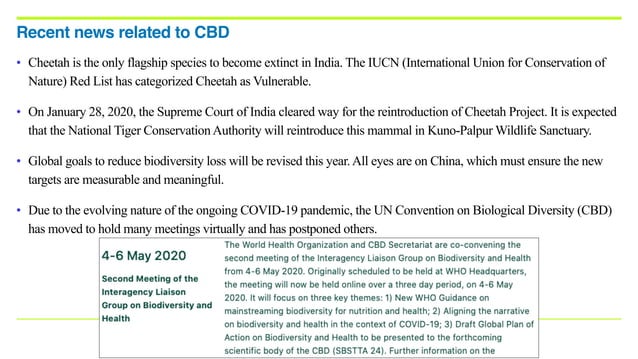 Convention on Biodiversity (CBD) | PDF