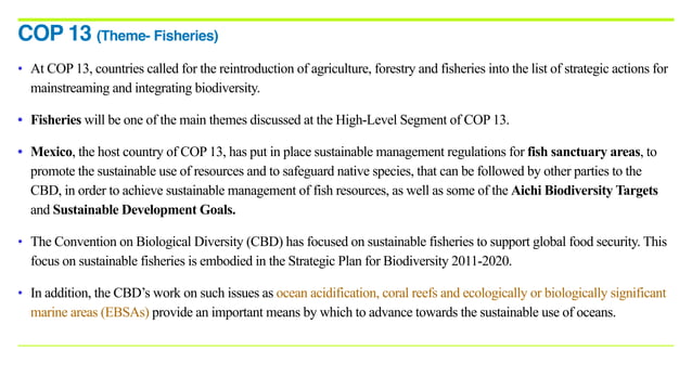 Convention on Biodiversity (CBD) | PDF