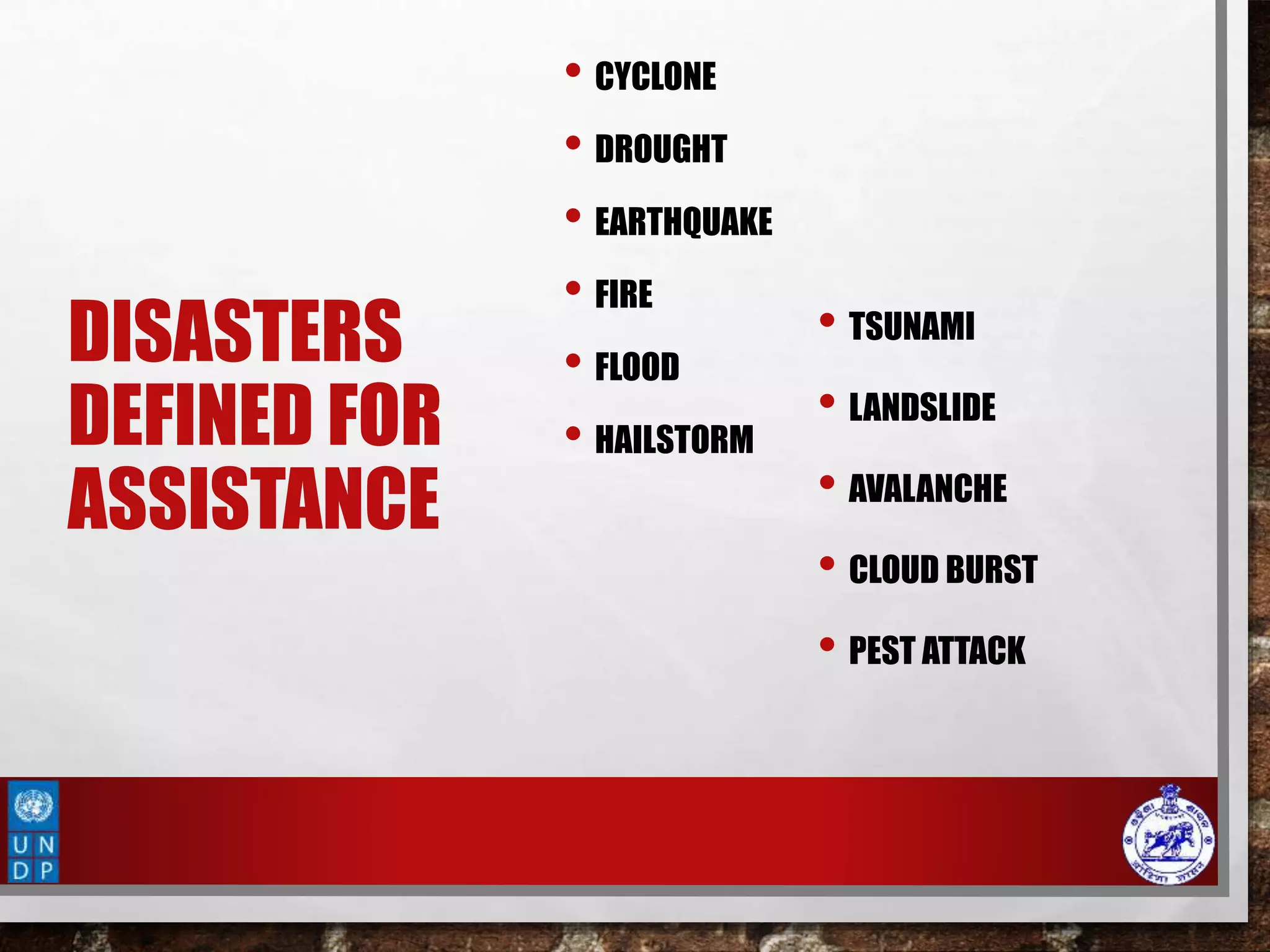 Community Based Disaster Management | PPT