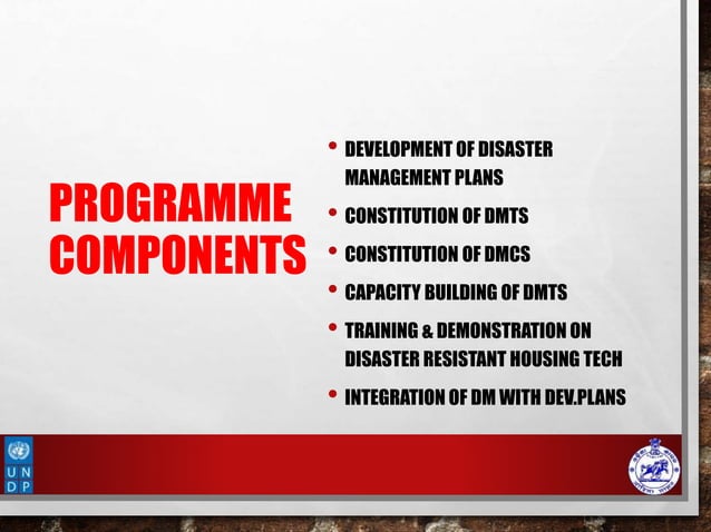 Community Based Disaster Management | PPT
