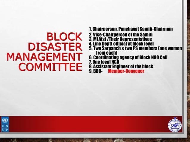 Community Based Disaster Management | PPT