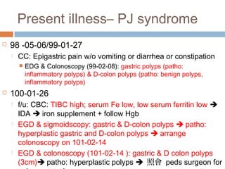 CbD Peutz-Jegher's syndrome | PPT