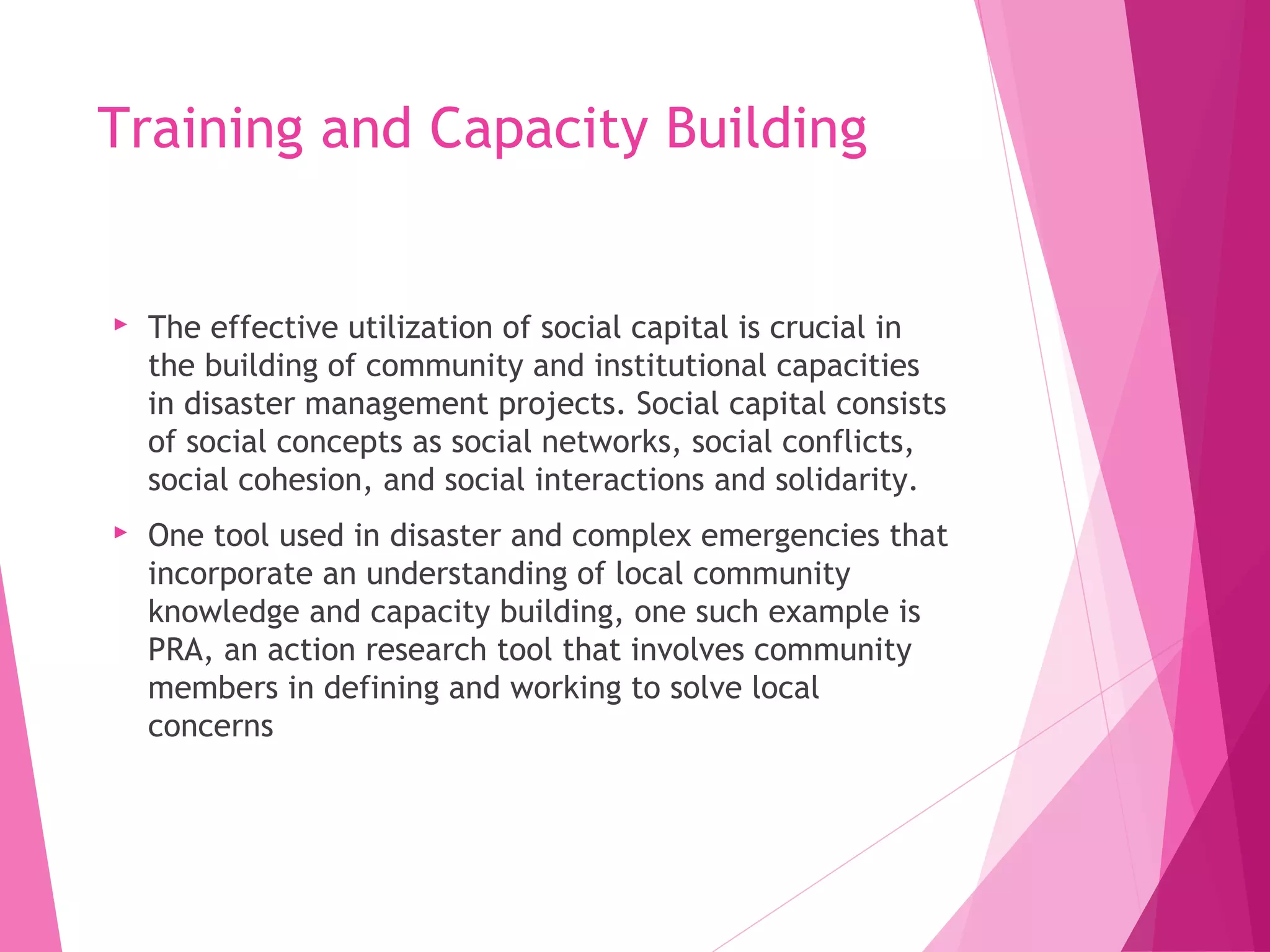 Community Based Disaster Risk Management (CBDRM) | PPT