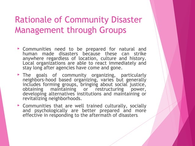 Community Based Disaster Risk Management (CBDRM) | PPT | Non-Profit ...