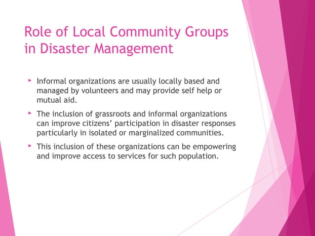 Community Based Disaster Risk Management (CBDRM) | PPT | Non-Profit Organizations | Industries