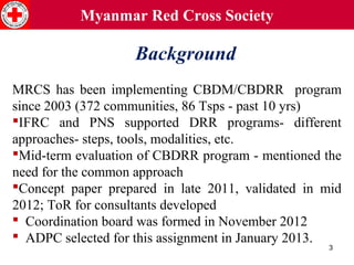 Session 1 : CBDRR programme of mm 8.11.13 | Free download