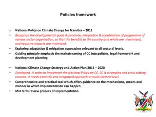 NAP Expo 2015 Session III, II Ecosystem based adaptation Namibia | PDF