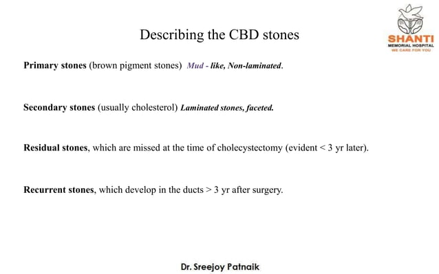 CBD Stones Technical Challenges | PPTX | Digestive Disorders | Diseases ...