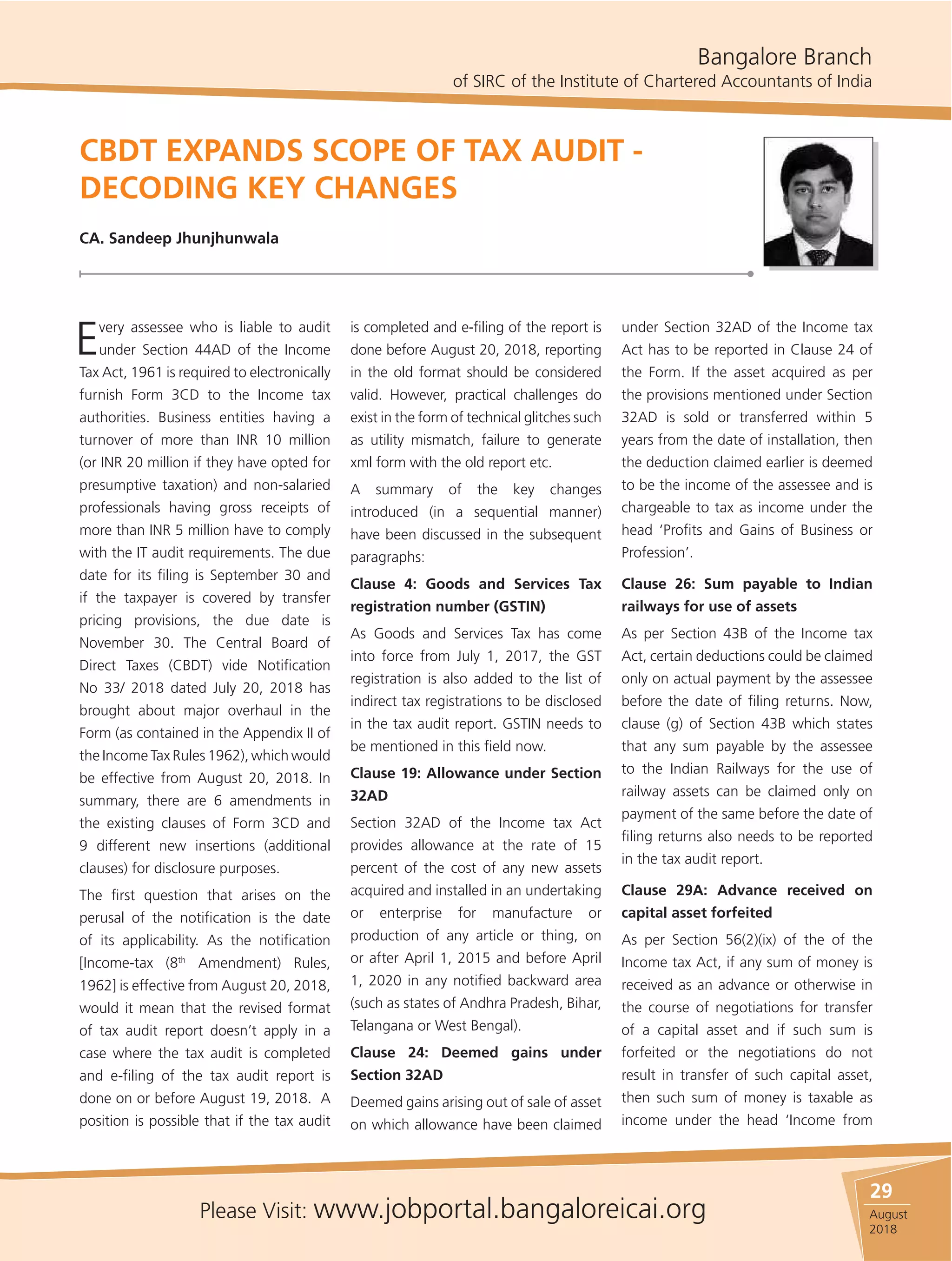 CBDT expands scope of tax audit | PDF