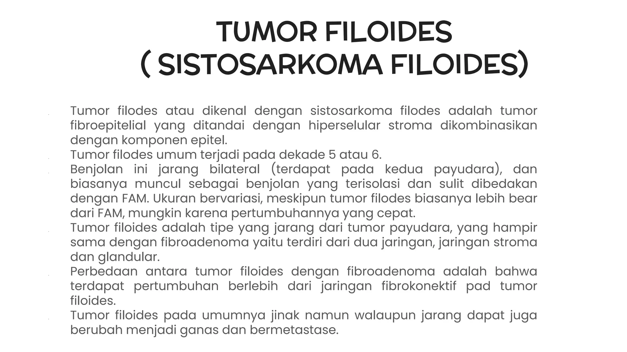 TUMOR JINAK MAMMAE | PPTX