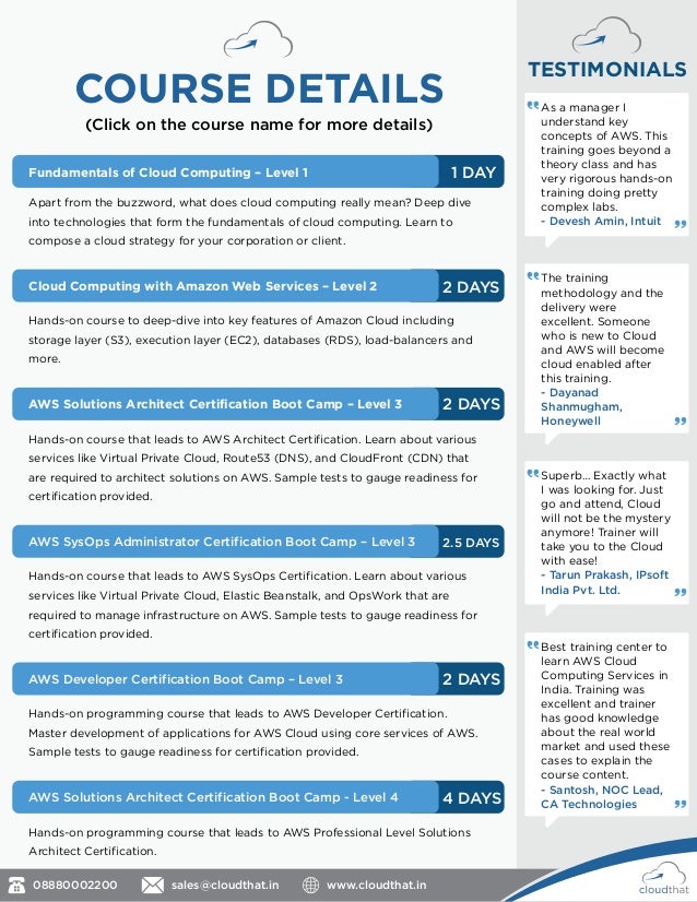 CloudThat Technologies Corporate Brochure