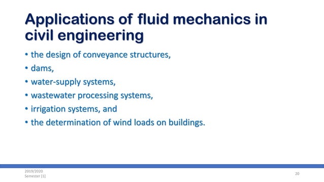 Fluid Mechanics Course - Civil Engineering -Lec 01 | PDF