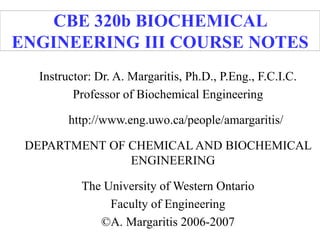 Biochemical engineering notes for biotechnology applications | PPT