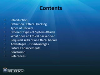EthicalHacking_AakashTakale | PPTX