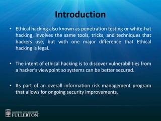 EthicalHacking_AakashTakale | PPT