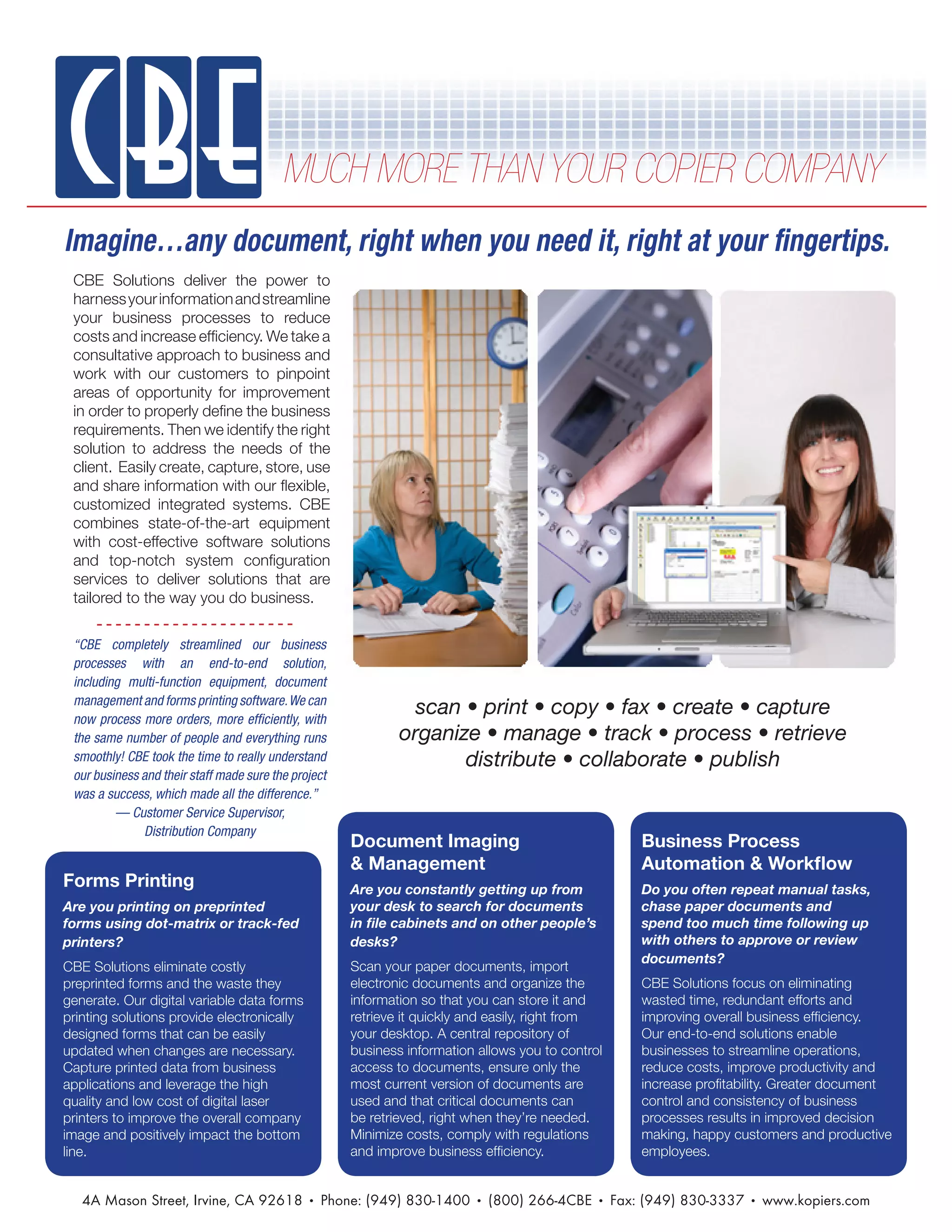 Information about CBE | PDF