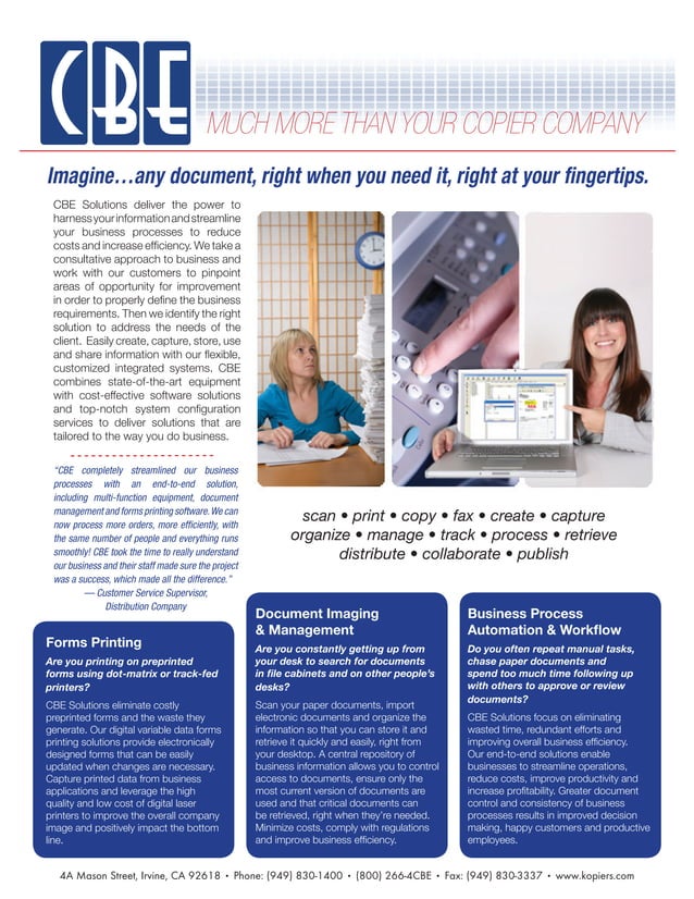 Information about CBE | PDF