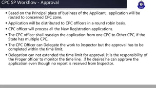 CBEC - GST - Registration Approval process | PPTX