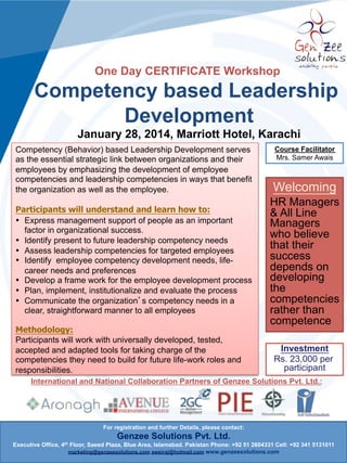 Competency Based Leadership Development 2014 - 15 | PDF | Human ...