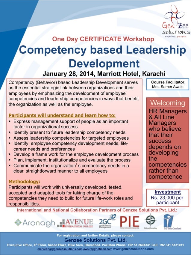 Competency Based Leadership Development 2014 - 15 | PDF | Human ...